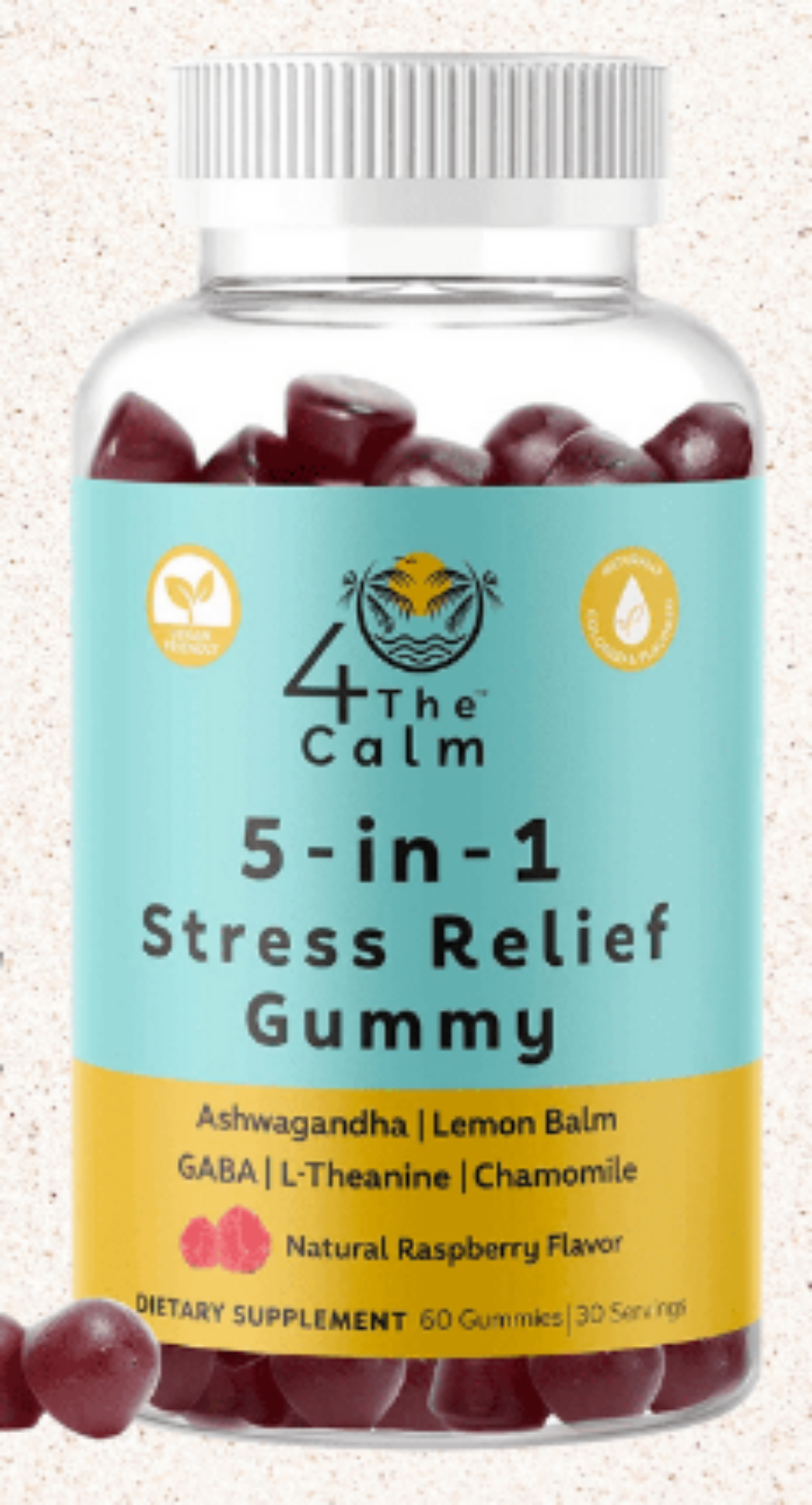 Free 4TheCalm 5-in-1 Stress Relief Gummies - TotallyFreeStuff