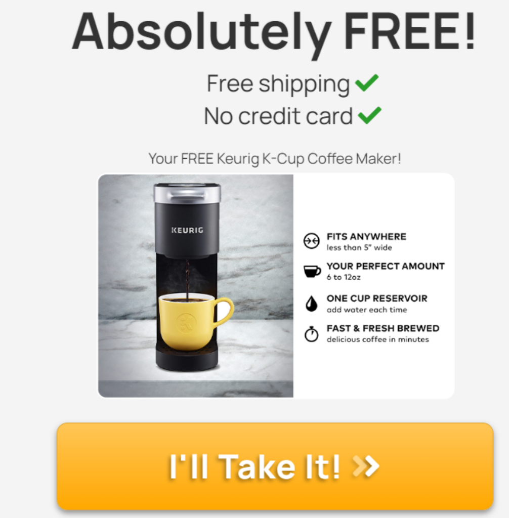 Free Keurig Coffee Maker