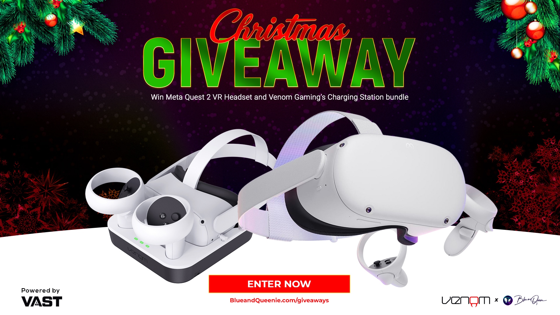 Win Meta Quest 2 VR Headset; Venom Gaming Charging Station bundle ($379 ...
