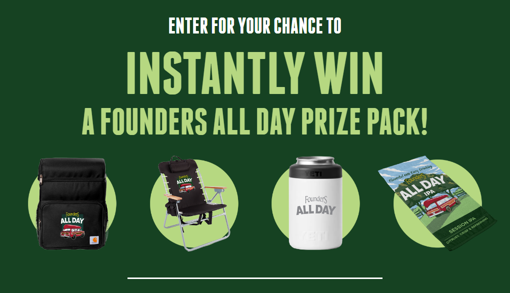 Insatantly Win a Founders All Day Prize Pack - TotallyFreeStuff